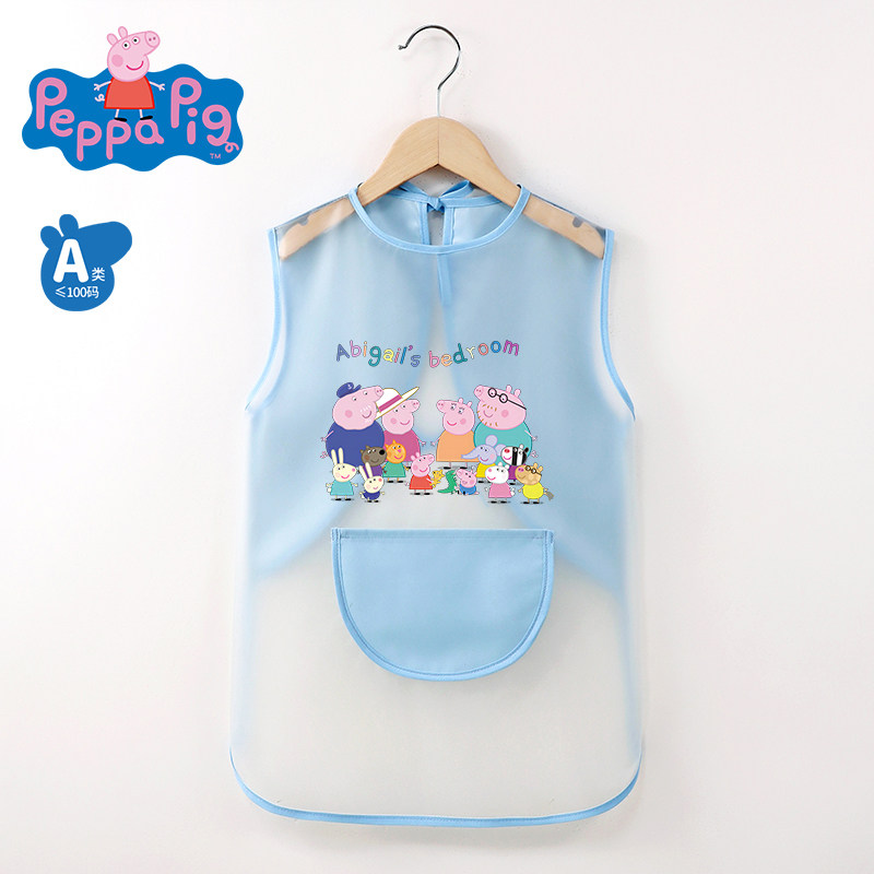 🌟 A new experience for your baby to eat! peppa pig waterproof coveralls 🌟