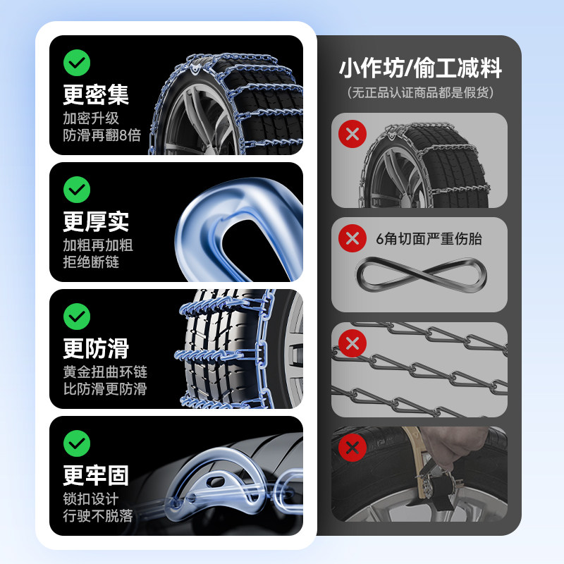 魏牌蓝山高山VV5/VV7/摩卡/拿铁/玛奇朵专用防滑链：冬季行车安全守护神！-轮胎防滑链-淘宝好物网
