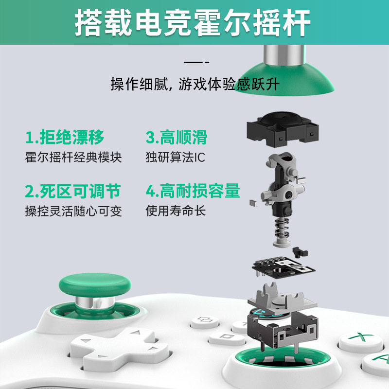 Z03 Wukong Game Controller Wireless Bluetooth Hall Joystick Double-Cut ...