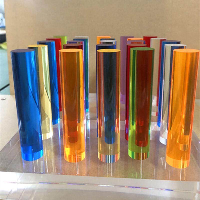 彩色亚克力棒实心高透明圆棒为什么支持加工定制任意切割？-有机玻璃棒-淘宝好物网