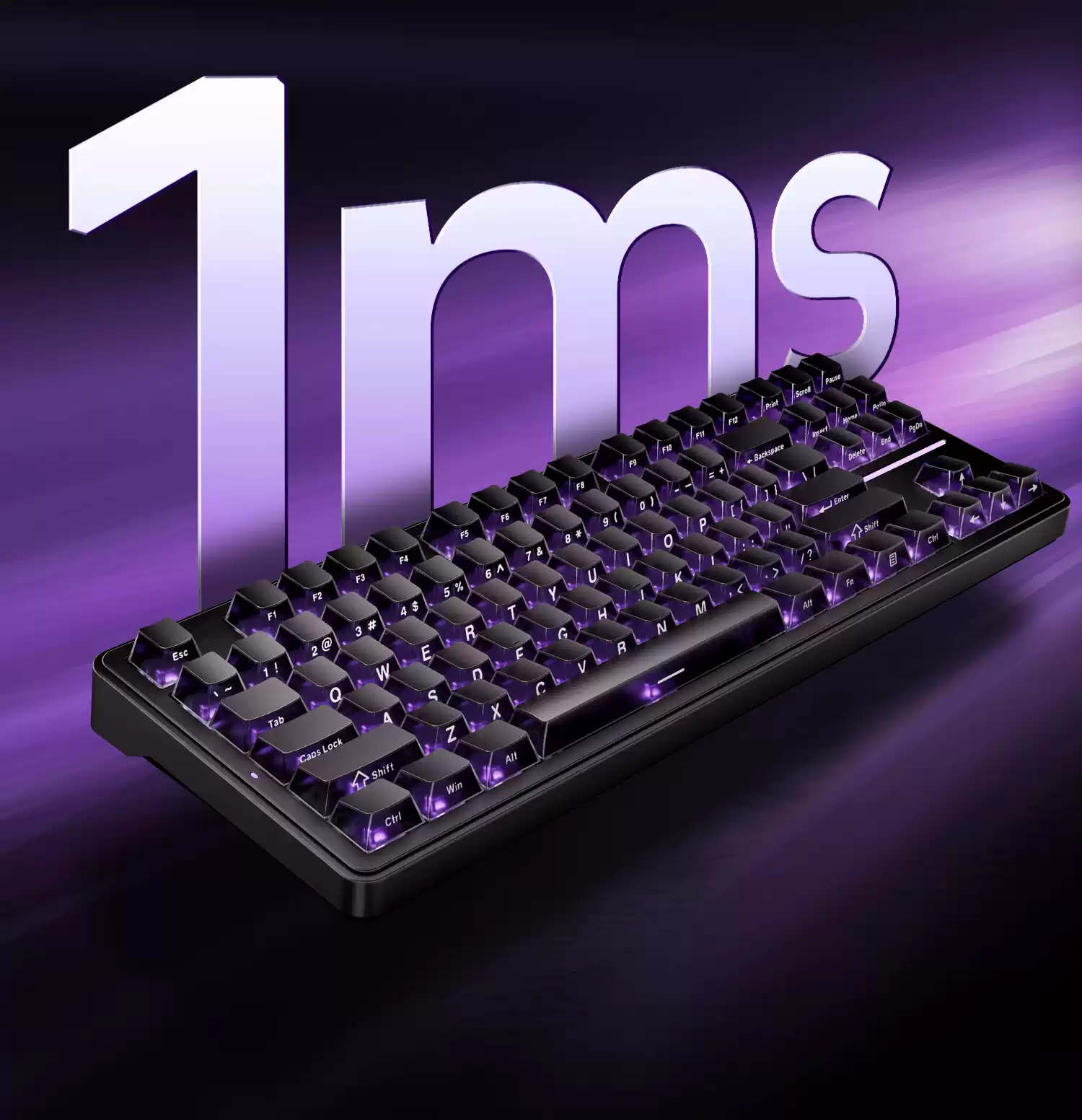 ATK A87三模RGB机械键盘客制化无线蓝牙电竞游戏专用87键电脑键盘