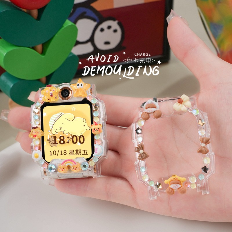 适用小天才W2406AC电话手表Z7立体壳Z6A保护壳Z6S可爱z6pro卡通套