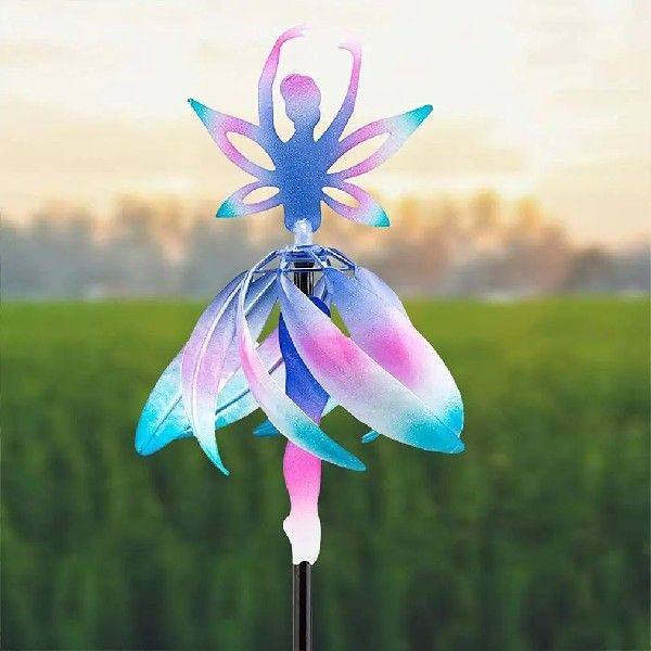 Fairy Ballerina Wind Spinner Windmill Garden Wind Spinner-Taobao