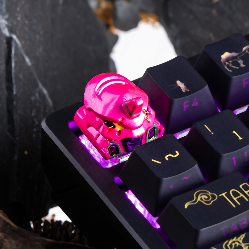 沃茨键研EVA机体键帽创意树脂单颗个性键帽机械键盘客制化R4ESC-Taobao Singapore