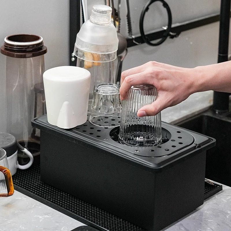 Bar & cafe cup washer: get cups clean in a flash! a hands-free cup ...