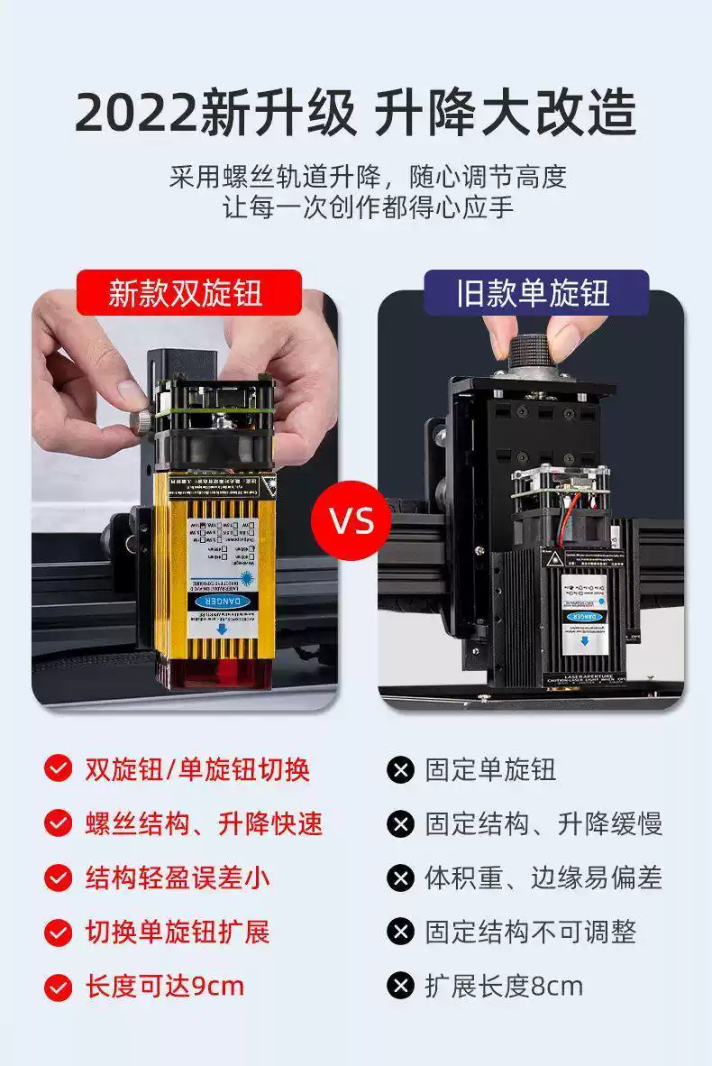 雕将激光雕刻机小型全自动便携式镭射打标机金属商标刻字机切割