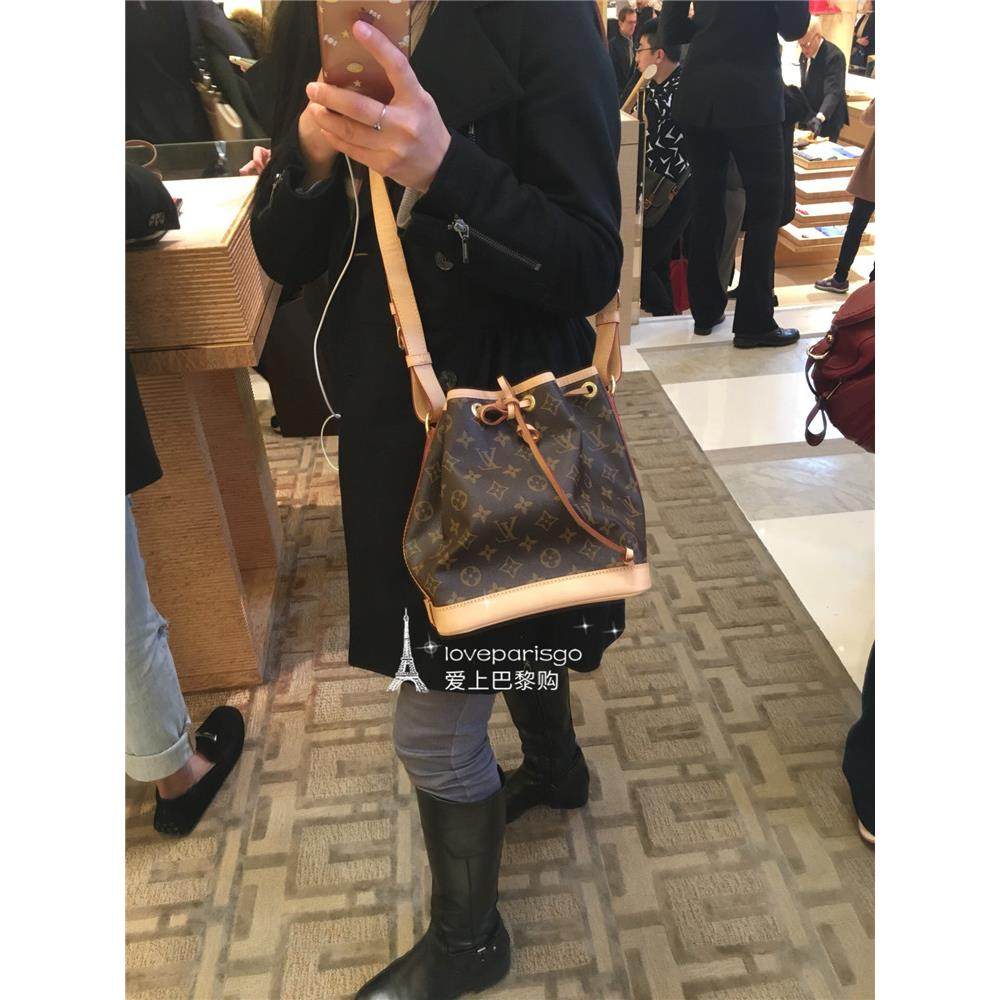 LV老花neonoe BB水桶包惊艳登场！这颜值我直接跪了😭-水桶包-淘宝百科网