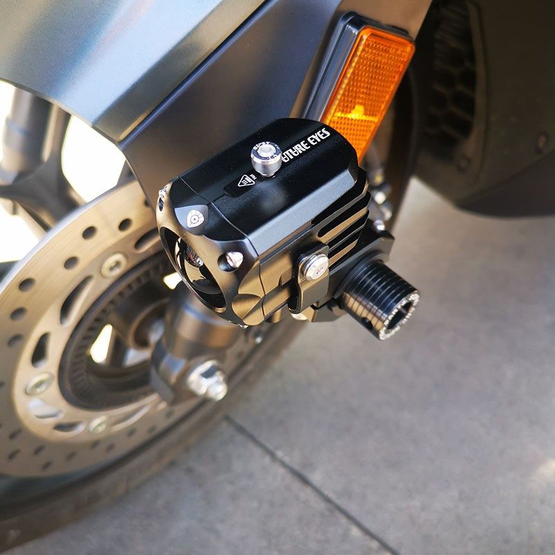 適用大陽ADV150 350 V銳 150 300 125 250T 改裝射燈支架底座配件-Taobao