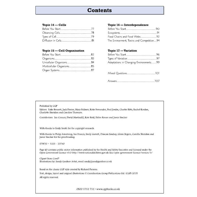 CGP KS3 Science Workbook Year 7/8/9，科学学习的新选择？深度测评与推荐-进口教材/考试类/工具书类原版书-淘宝好物网