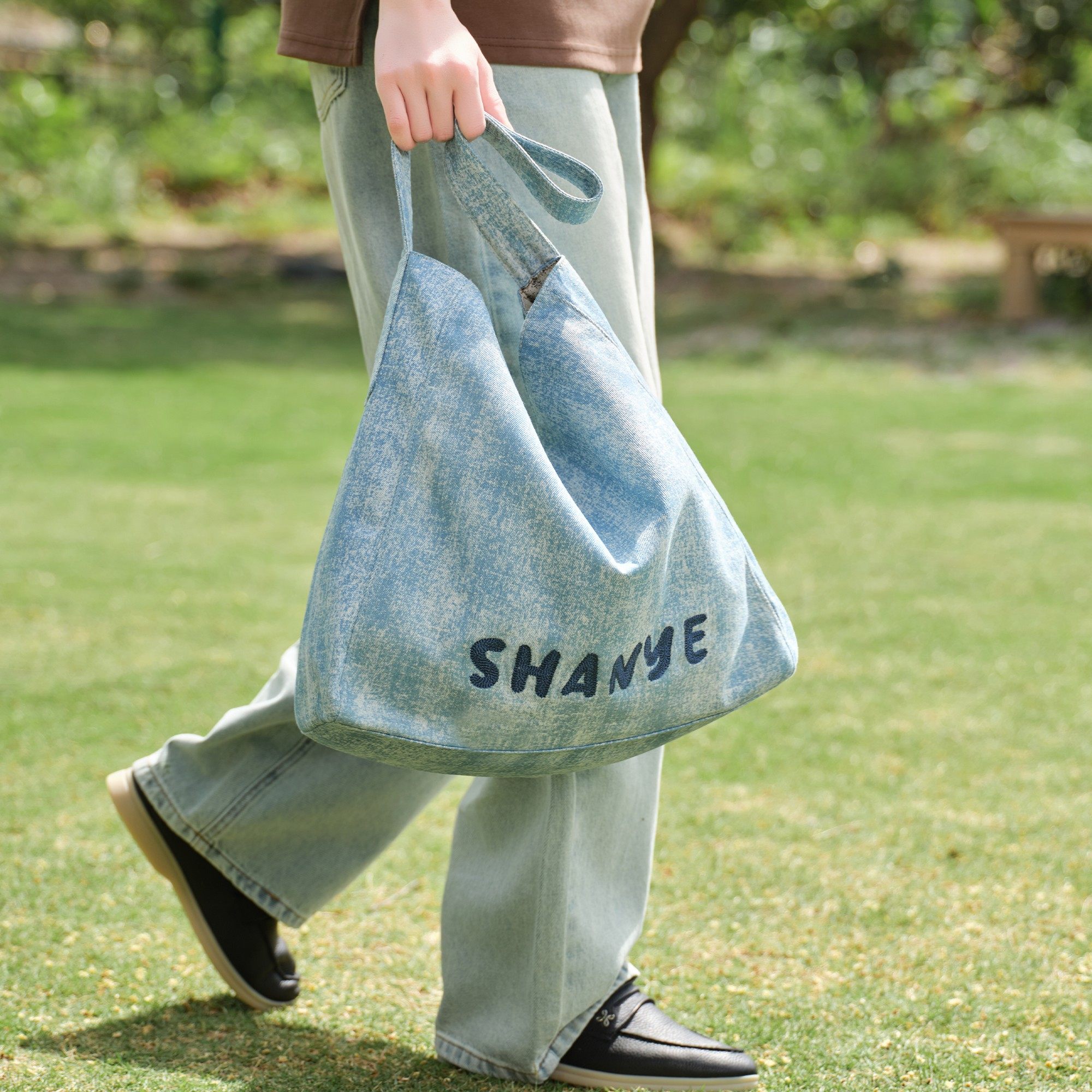 SHANYE山野雾牛仔原野包：度假风帆布包，随行电脑包，让你的夏日出行更时尚！-时尚帆布包-淘宝好物网