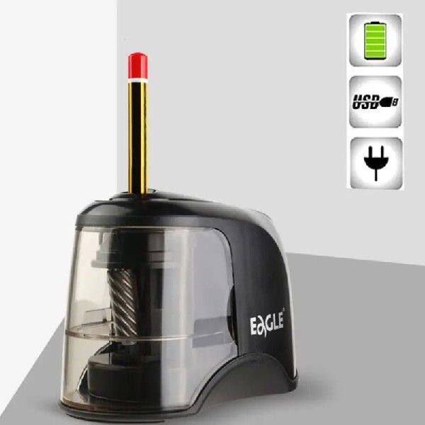Office Electric Pencil Sharpener USB Cord/Battery Powered：学生党/办公族的效率神器 ...