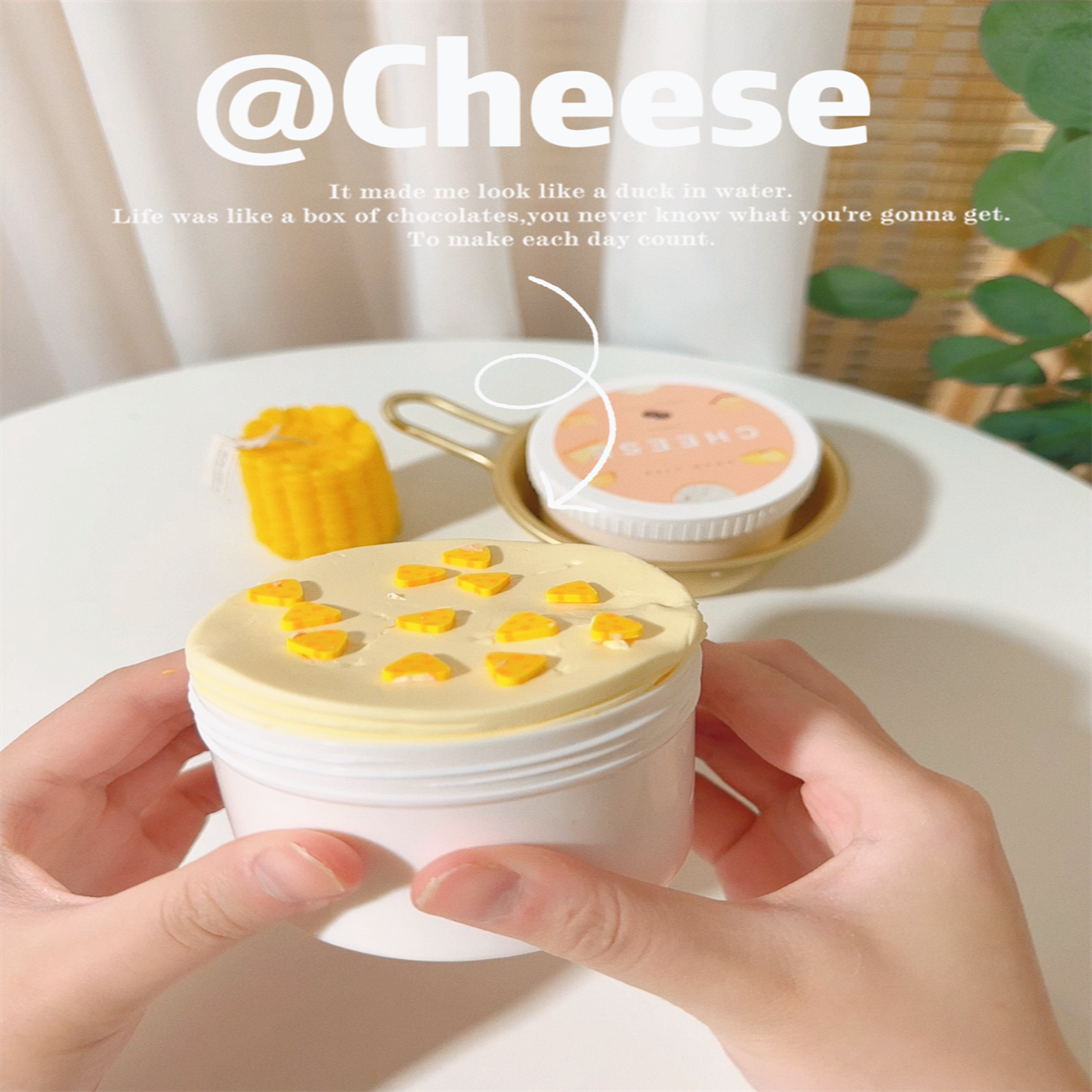 Butter cheese milk cap toy clay | Creative handmade new experience 🌟