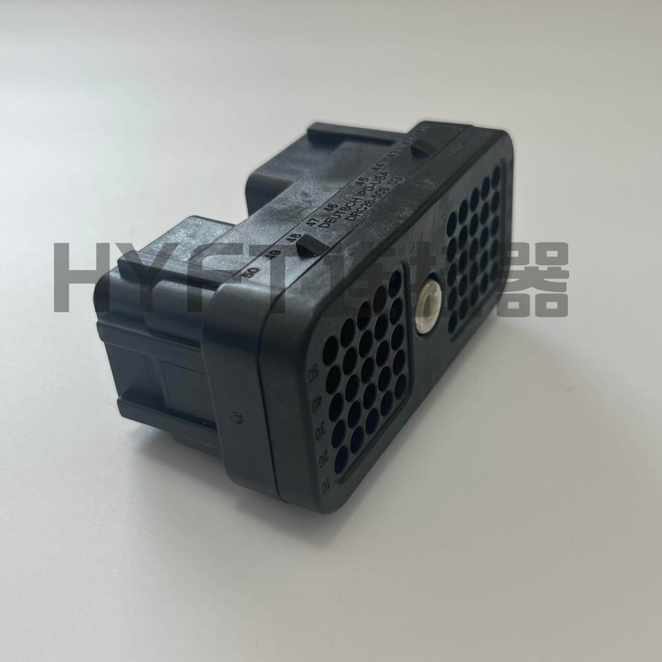 德驰DRC26-50S系列50针连接器：工业级端子系统的真实结构解析_连接器_淘宝数码网