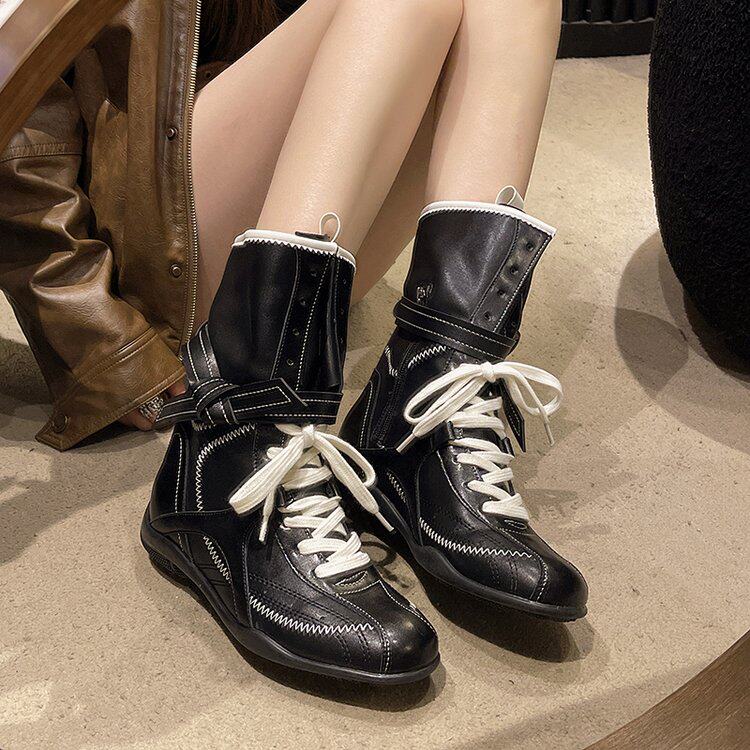 Next kiss retro martin boots: british chic with a hidden lift – step ...