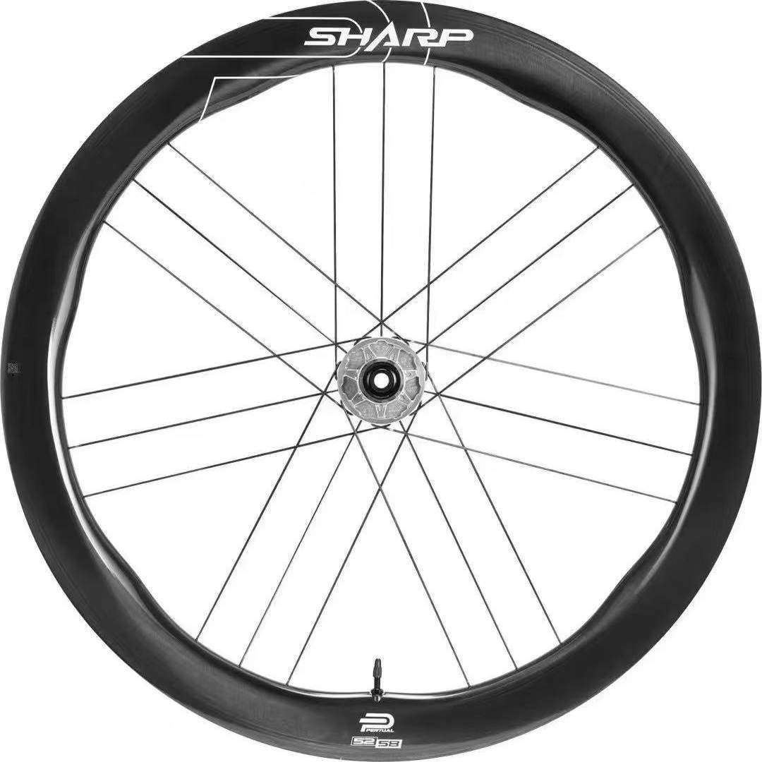 PERTUAL波动力碳纤维轮组SHARP PRO公路自行车轮组碟刹真空轮组