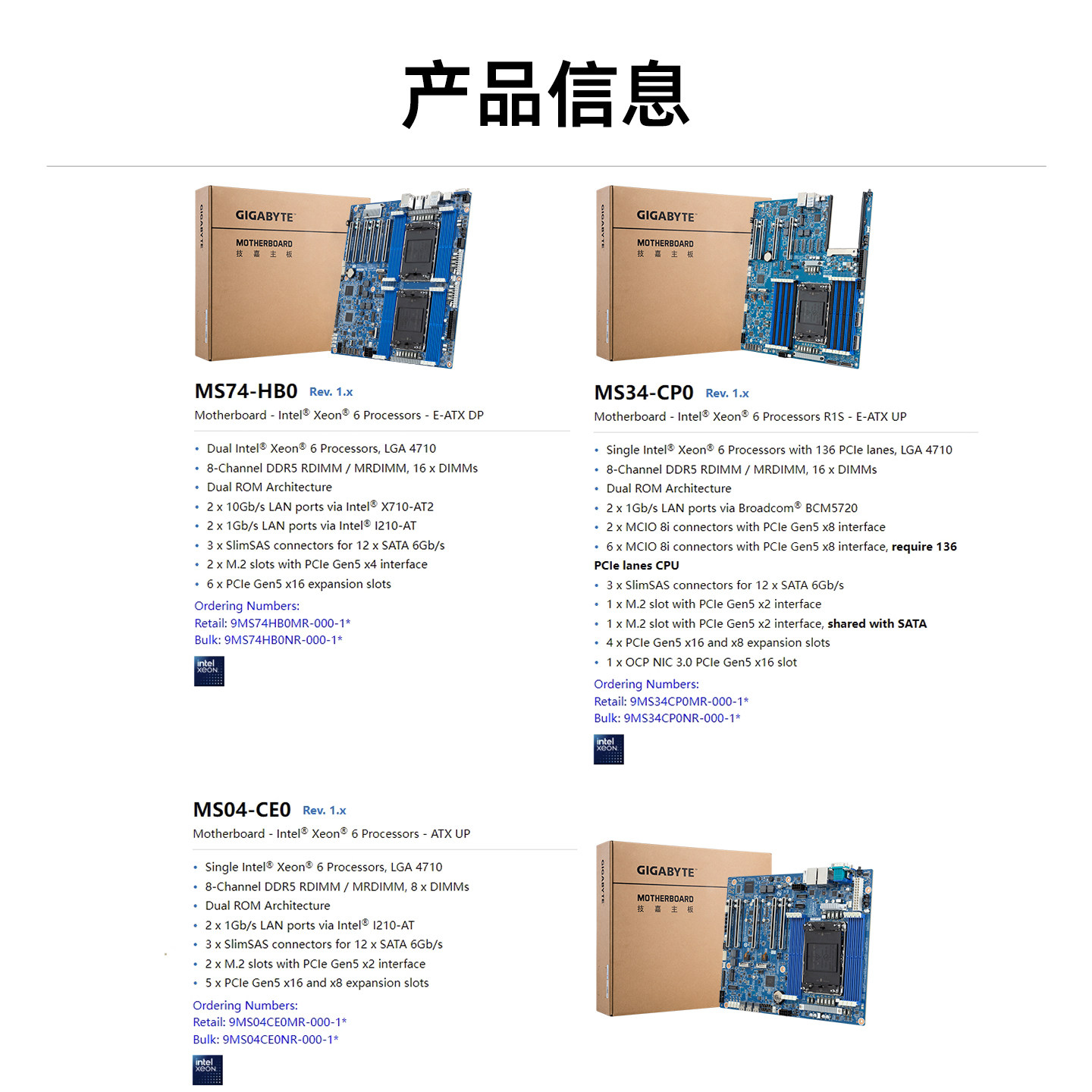 技嘉MS74-HB0服务器主板：Intel至强LGA4710强力加持，数据中心的新宠儿！-主板-淘宝好物网