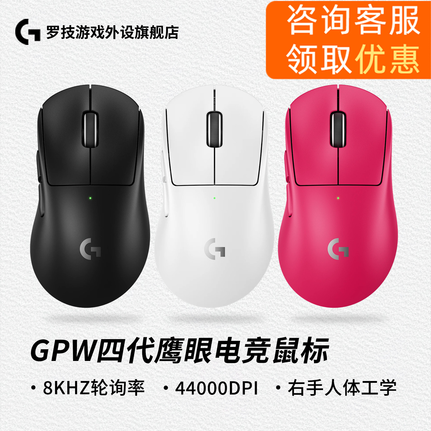 Logitech g pro series gpw4: the eagle eye wireless dual-mode mouse ...