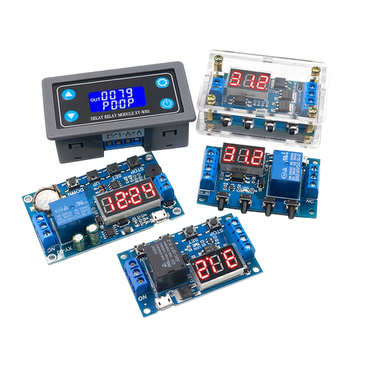 1-way relay module triggers delayed power-off and disconnection cycle timing circuit switch ...