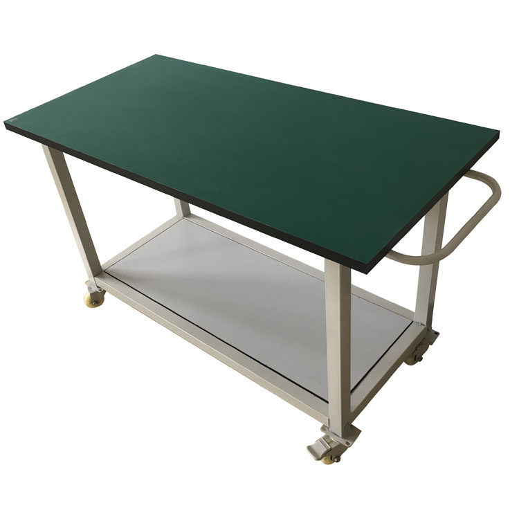 Anti-static workbench removable turnover car with pulleys factory ...