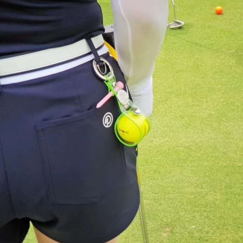 新款高爾夫小球包小腰包 PVC高爾夫球袋 運動戶外高爾夫球釘配件