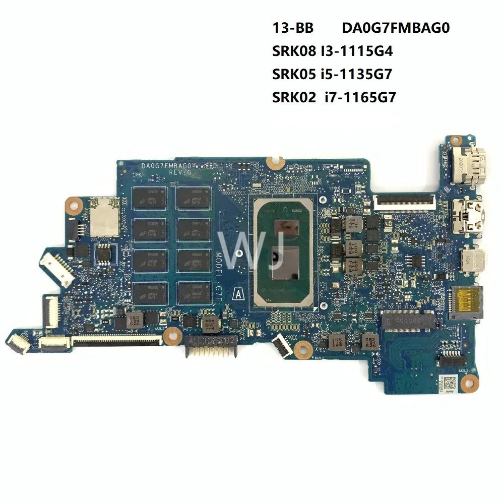 惠普13-BB DA0G7FMBAG0 LA-K201P 6050A3352701 213134-1N 主板