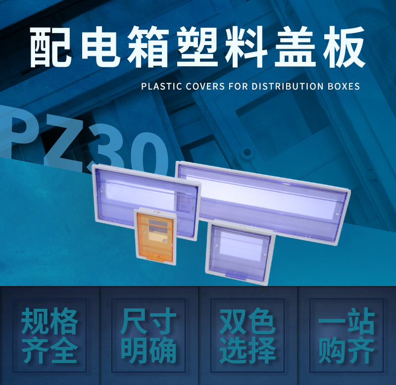 PZ30配电箱盖板DZ47盖子8/10/12/15/18/20/22/24回路照明塑料面板-阿里巴巴