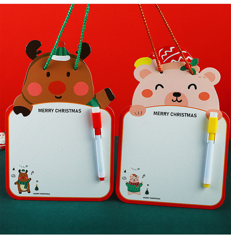 Christmas erasable drawing board for children graffiti whiteboard boys ...