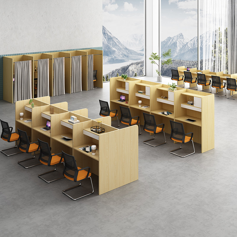 [USD 23.67] Study room partition table chair closed immersive study ...