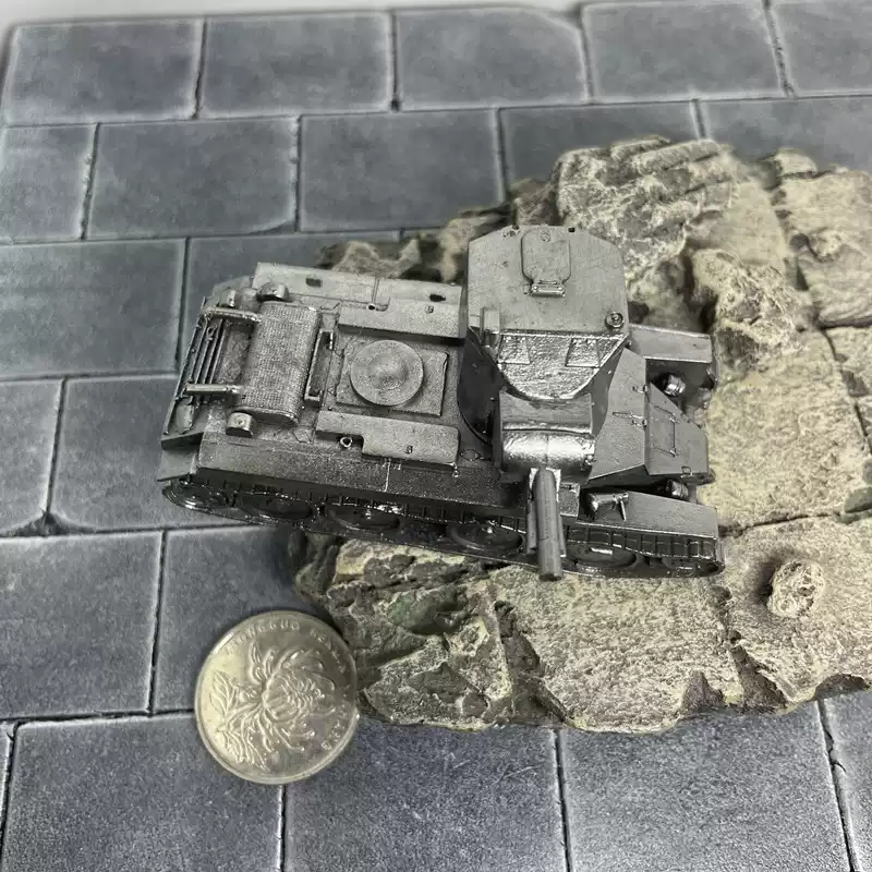 純銅鑄造1/72全金屬世界坦克模型合金虎式t90虎王黑豹豹2A7謝爾曼