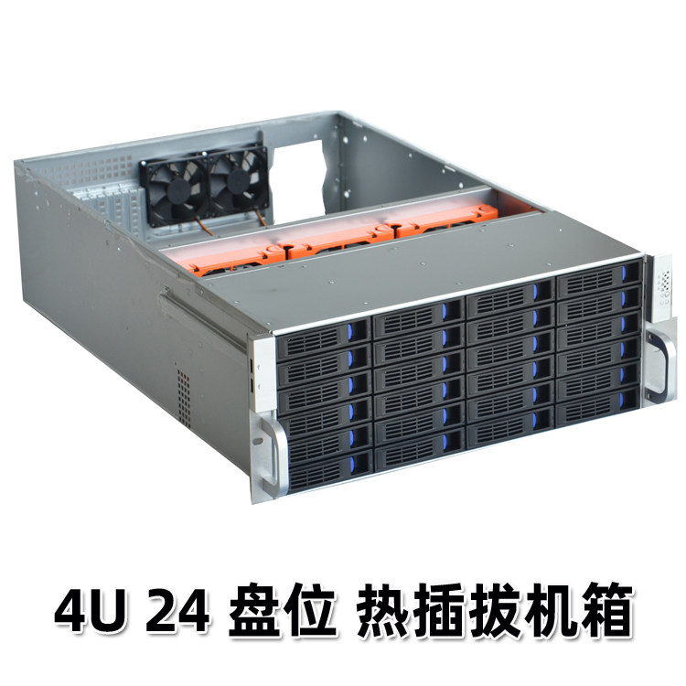 鼎翔工控4U服务器机箱4U24盘位热插拔机箱工控NVR存储机箱NAS-阿里巴巴
