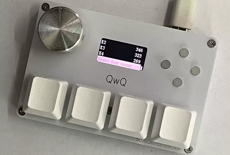 SayoDevice磁轴游戏键盘 支援Windows macOS可自定义旋钮