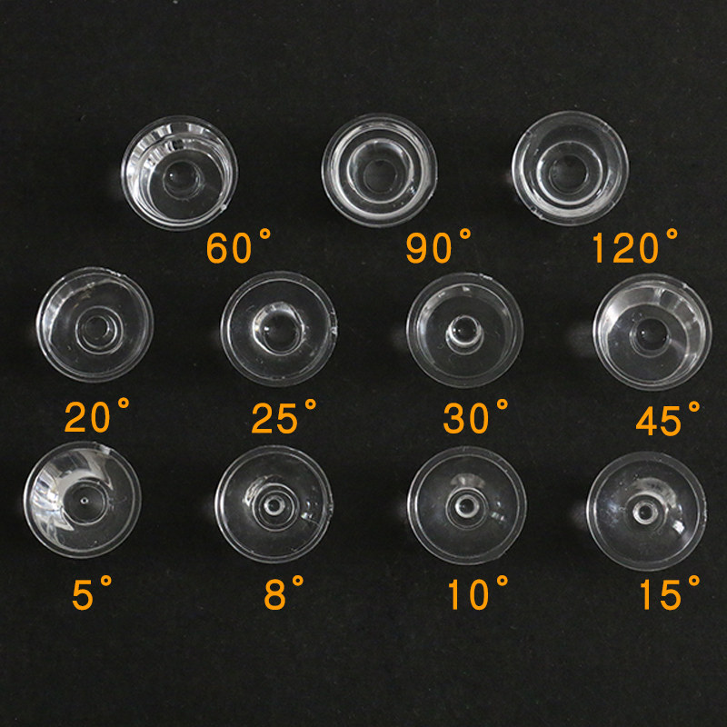 High Power led Lens Holder 20mm Concentrated Diffuse Lens led Flat Foot ...