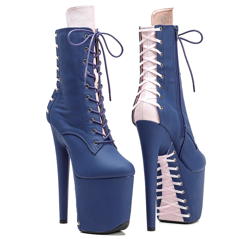 Leecabe欧美性感女防水台高跟鞋：钢管舞短靴，主持走秀恨天高跟靴3BS，让你成为全场焦点！-钢管舞鞋-淘宝好物网