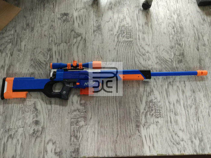 Hasbro nerf soft bullet gun revenge 0713AWMAWP3D printing modified ...