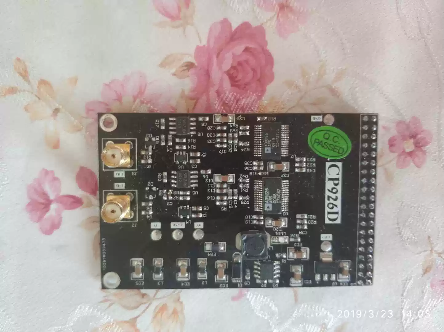 高速ADC模组AN926 AD9226双通道12位元工业级65M采样呈创品牌