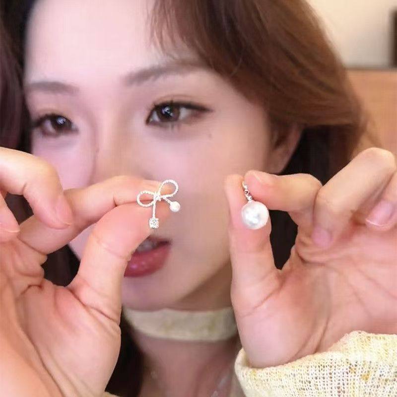S999纯银耳钉2025年新款：潮冷淡风足银耳环，小众设计感耳饰，高级感爆棚！-银饰耳饰-淘宝好物网