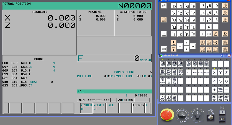 FANUC genuine CNC system simulation software Lathe milling machine ...