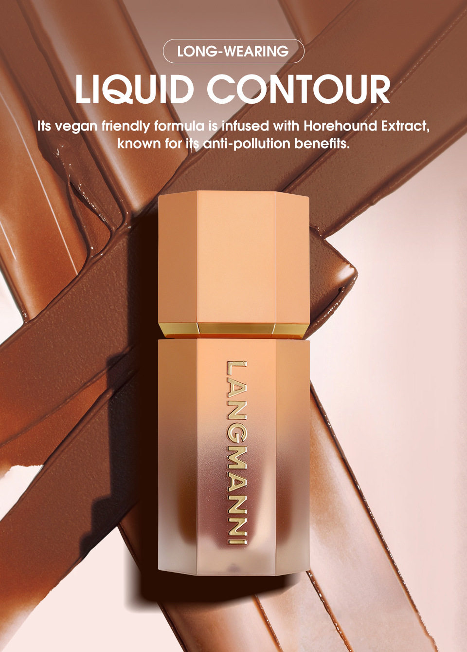 Hexagonal contouring stick, deepening contour, side shadow liquid ...