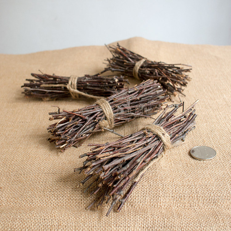 Kindergarten handmade small bundles of birch trees natural dry branches ...