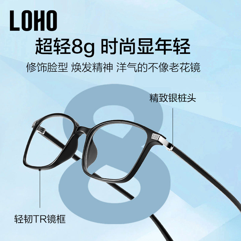 老花镜还能这么高级？这届年轻人居然在抢爸妈的LOHO镜！_ai眼镜_淘宝数码网