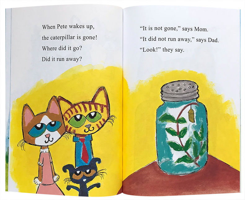 Pete the Cat and the Cool Caterpillar I Can Read Level 1绘本-阿里巴巴