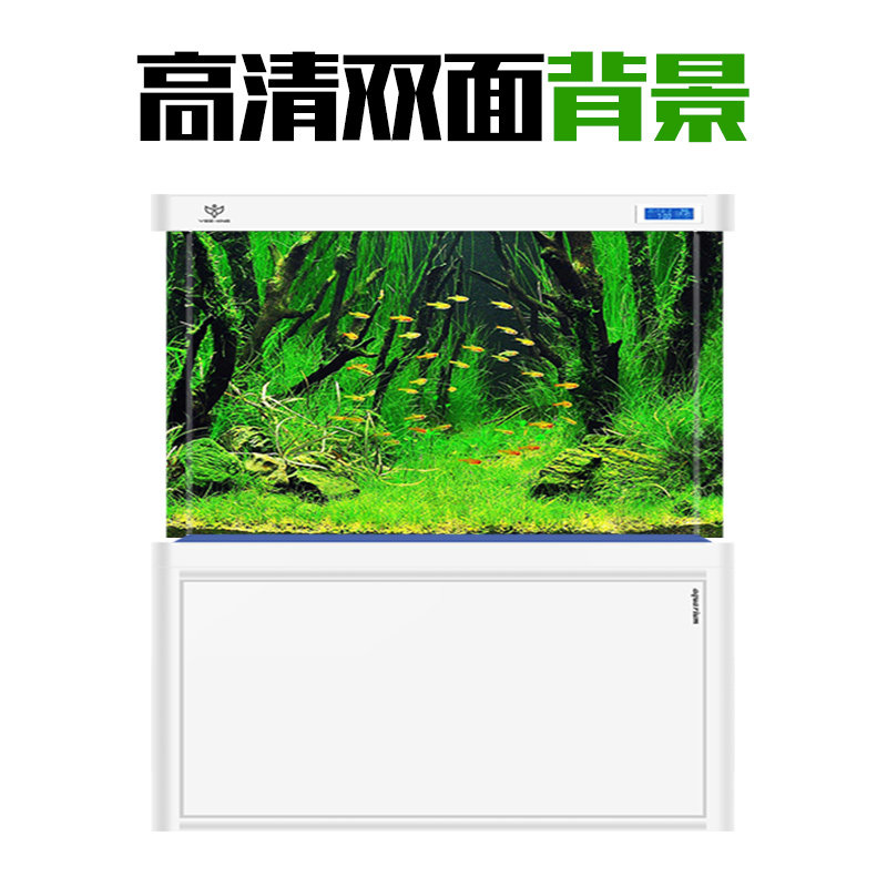 [USD 6.10] Fish tank wallpaper background paper draws high-definition ...