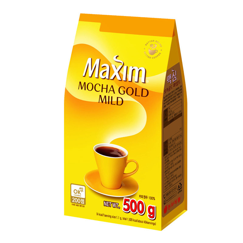 South Korea Imports Maxim Maximoka instant black coffee 500g bagged ...