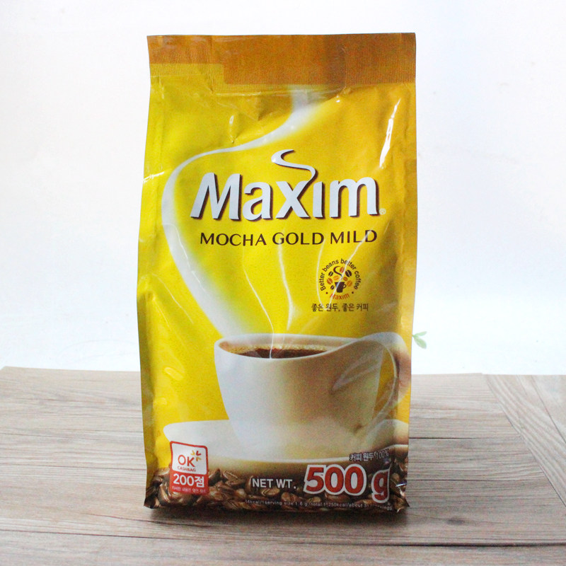 South Korea Imports Maxim Maximoka instant black coffee 500g bagged ...