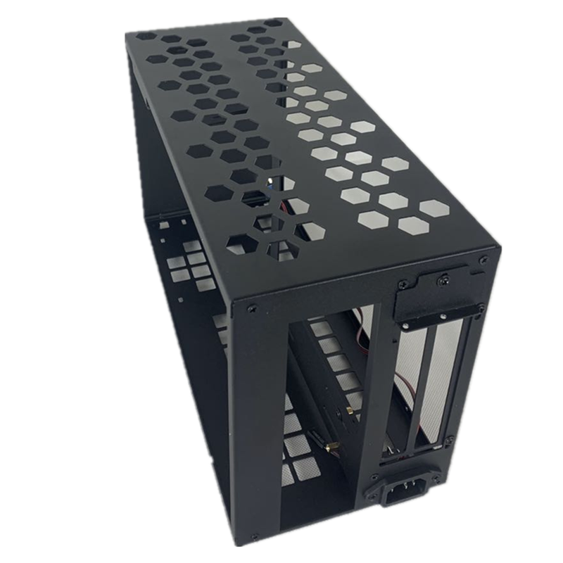 D1FX metal mini ITX computer case SFX power metal gaming small case ...