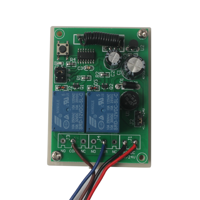 DC small remote control 12V24V remote control Electric push rod motor ...