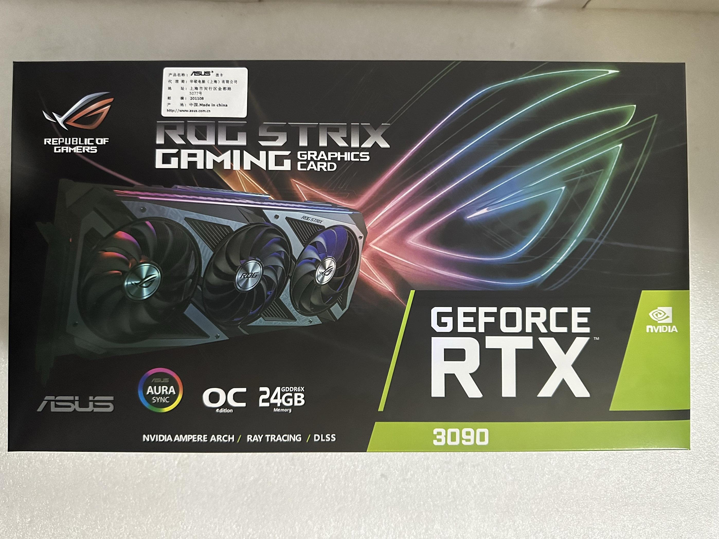 25年全新未拆封华硕猛禽RTX3090：游戏利器，吃鸡电竞必备！🎮🔥-显卡-淘宝百科网