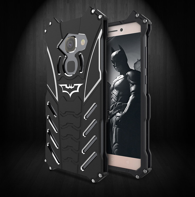 R-Just Batman Shockproof Aluminum Shell Metal Case with Custom Stent f ...