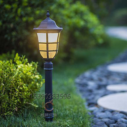 Rural landscaping lights Rural aisle lights Outdoor backyard street ...