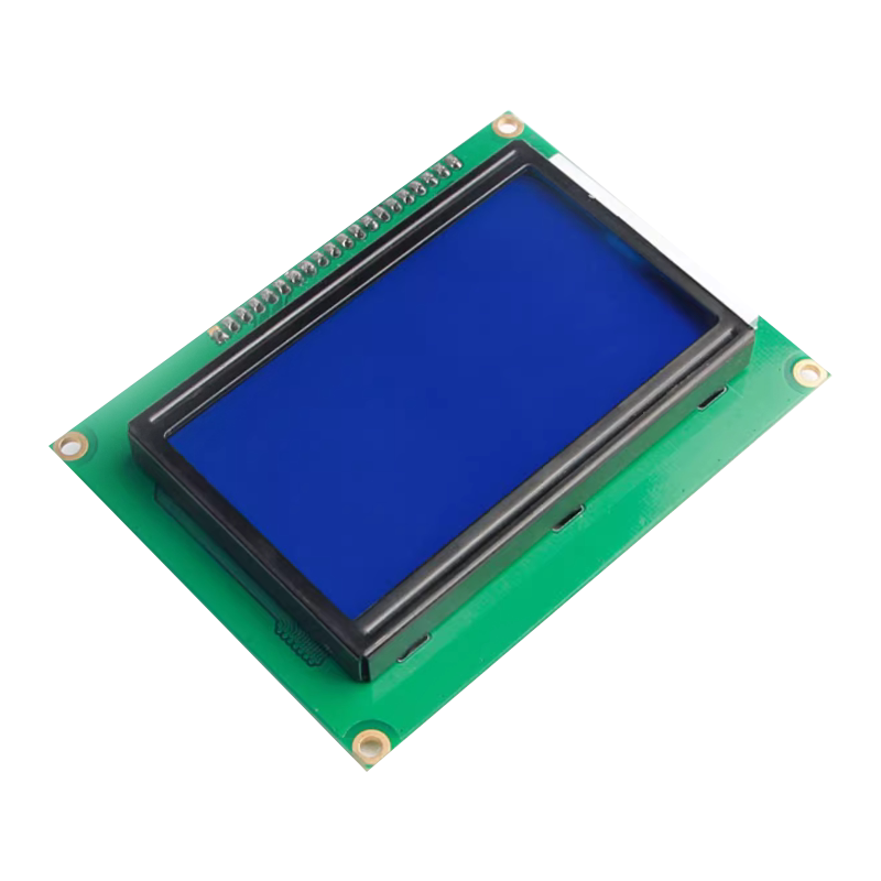 51 Microcontroller/AVR/ARM Blue Screen LCD 12864 Display LCD with Font ...